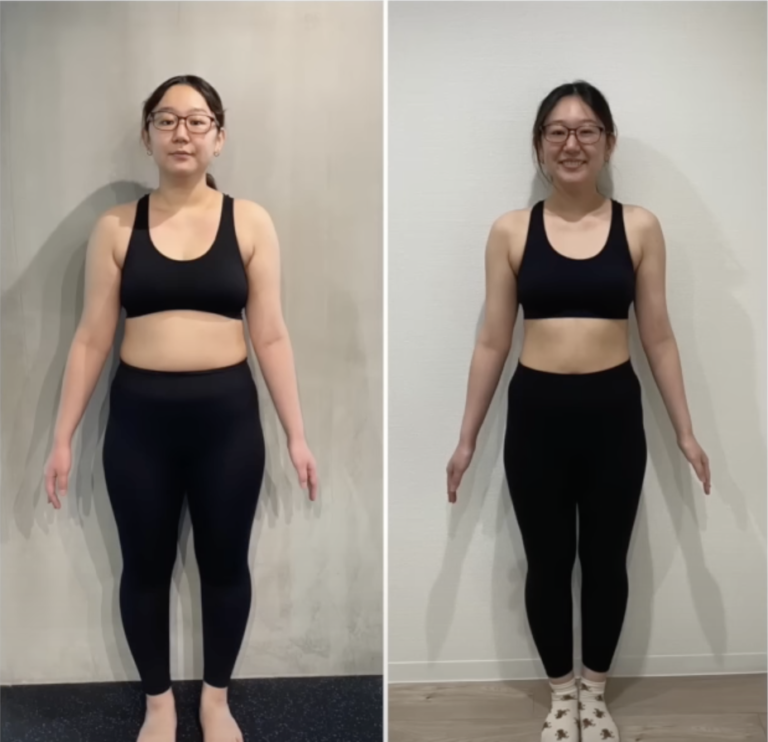 身長163cmで体重70kgの女性が-23cmのウエスト痩せを成功させたビフォーアフター